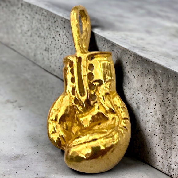 Accessories | Custom Made Vintage 14k Yellow Gold Boxing Glove Charm Pendant | Poshmark